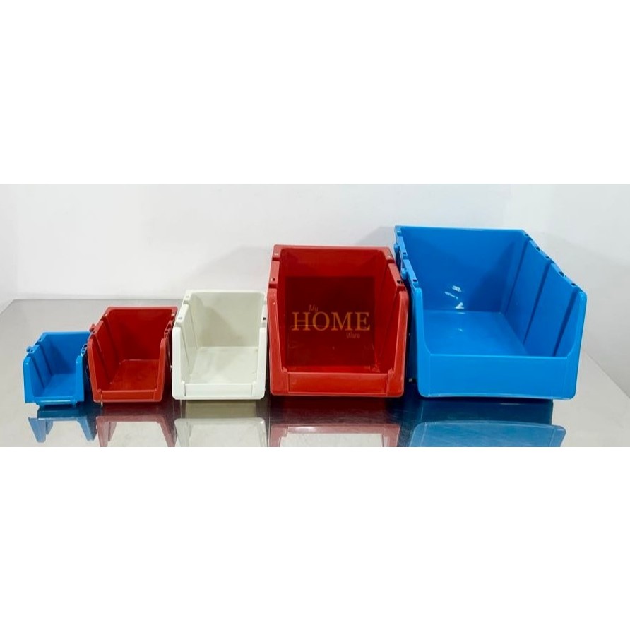 Stackable Bin Boxes Storage Organizer for Supplies, Tools & Medicines ...