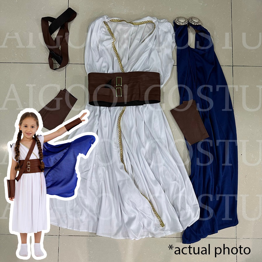 Greek Goddess Artemis Costume for Girls Greek Mythology Book Character ...
