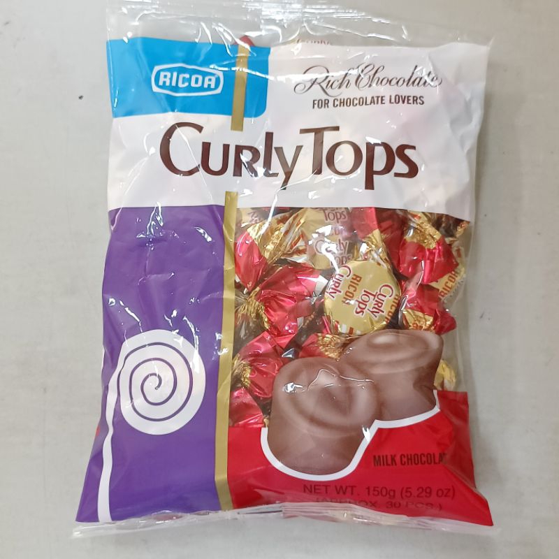 Curly Tops Rich Chocolate 30pcs | Shopee Philippines