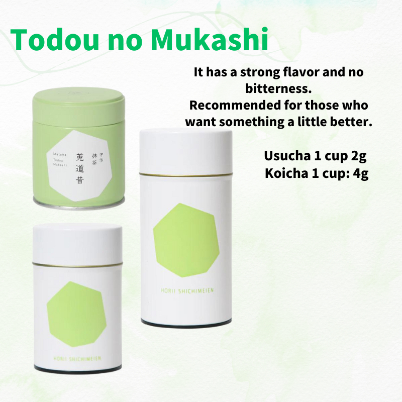 Horii Shichimeien Uji Matcha Todou no Mukashi Green Tea Matcha 30g 100g ...