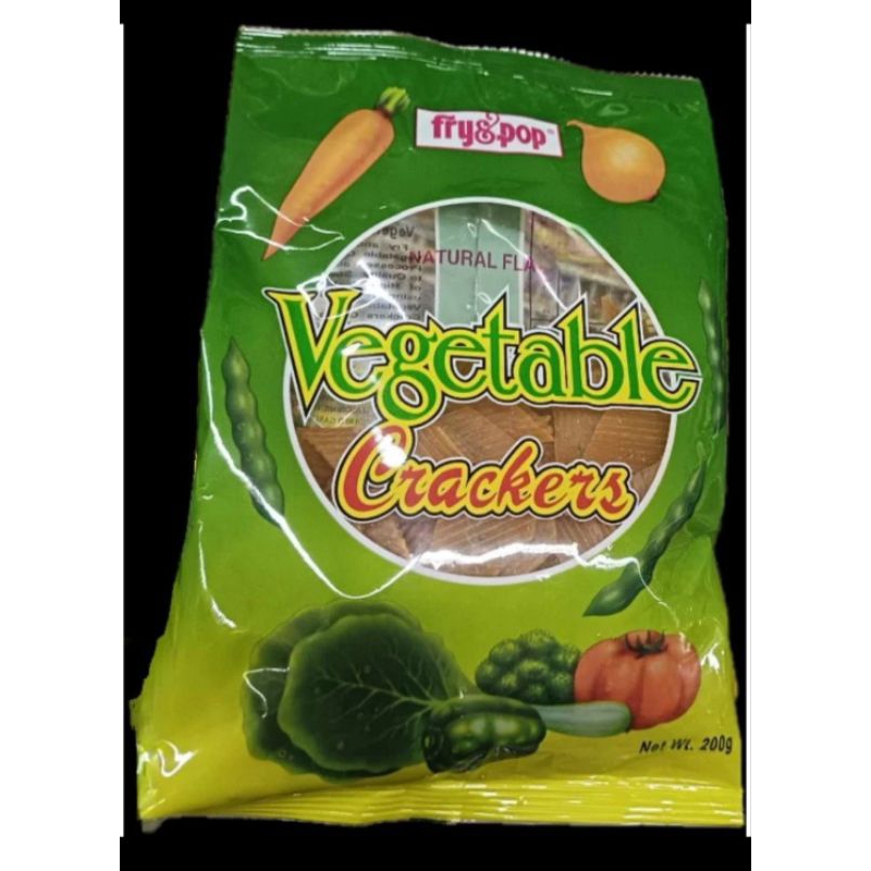 200g Fry & Pop Vegetable Crackers Ready to Fry Uncooked Kropek ...