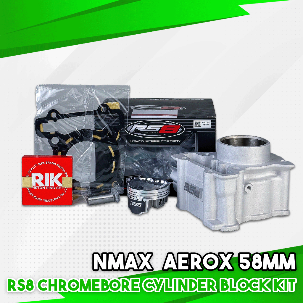 RS8 CHROMEBORE CYLINDER BLOCK KIT | Shopee Philippines