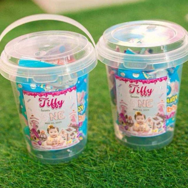 Buckets Lootbags Loot Buckets (Bucket with sticker print ONLY) | Shopee ...
