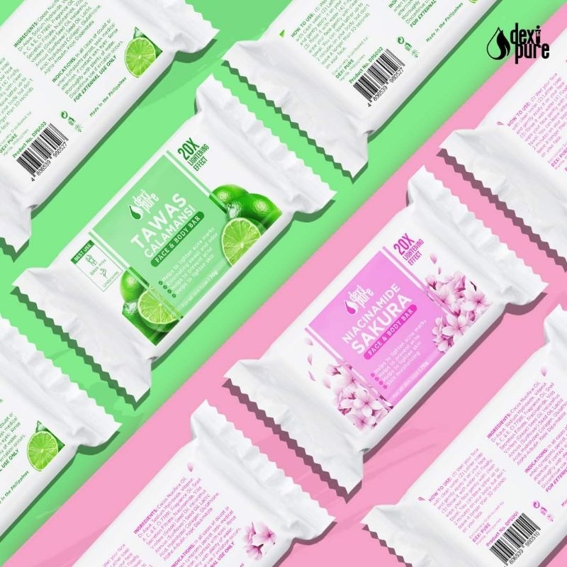 DEXI PURE TAWAS CALAMANSI | SAKURA NIACINAMIDE face & body bar skin ...