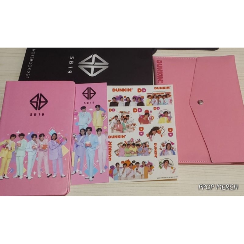 SB19 OFFICIAL MERCH DUNKIN JOURNAL SET COMPLETE | Shopee Philippines