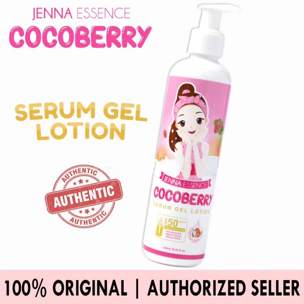 Jenna Essence Cocoberry Serum Gel Lotion SPF 50 PA++++ 250ml | Shopee ...