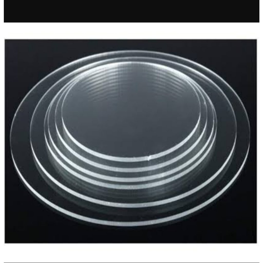 Laser Cut Plexi Glass Round Circle acrylic Clear transparent Pre Cut ...