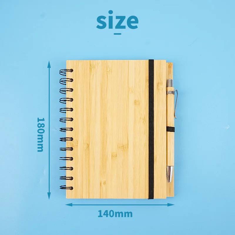 Bamboo Design Notebook Notepad with Pen | Shopee Philippines