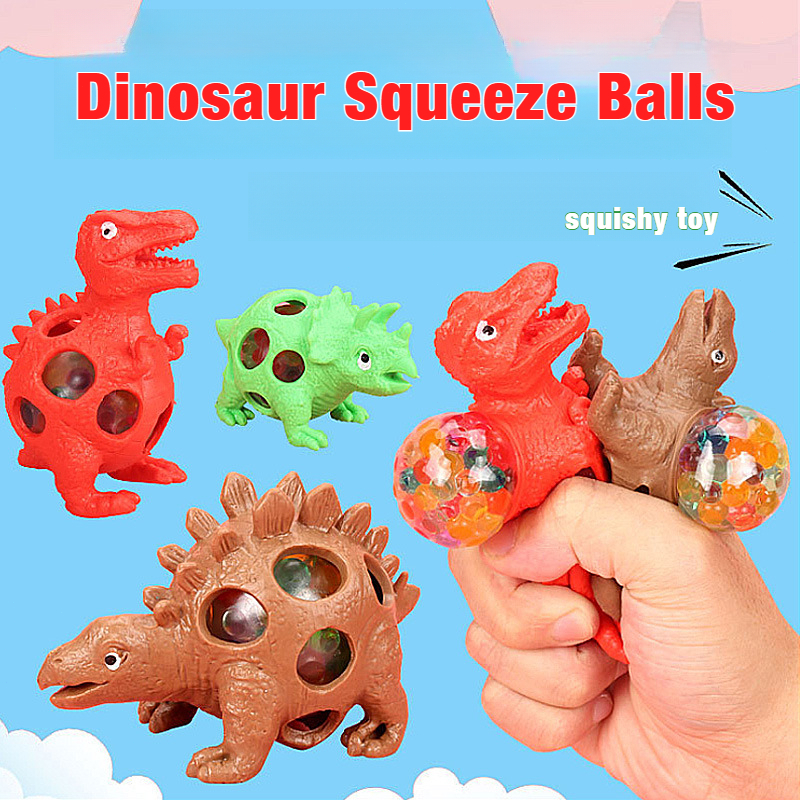 Dinosaur Squeeze Ball Toys Siopao Toy Squeeze Ball Fidget Toys for Kids ...