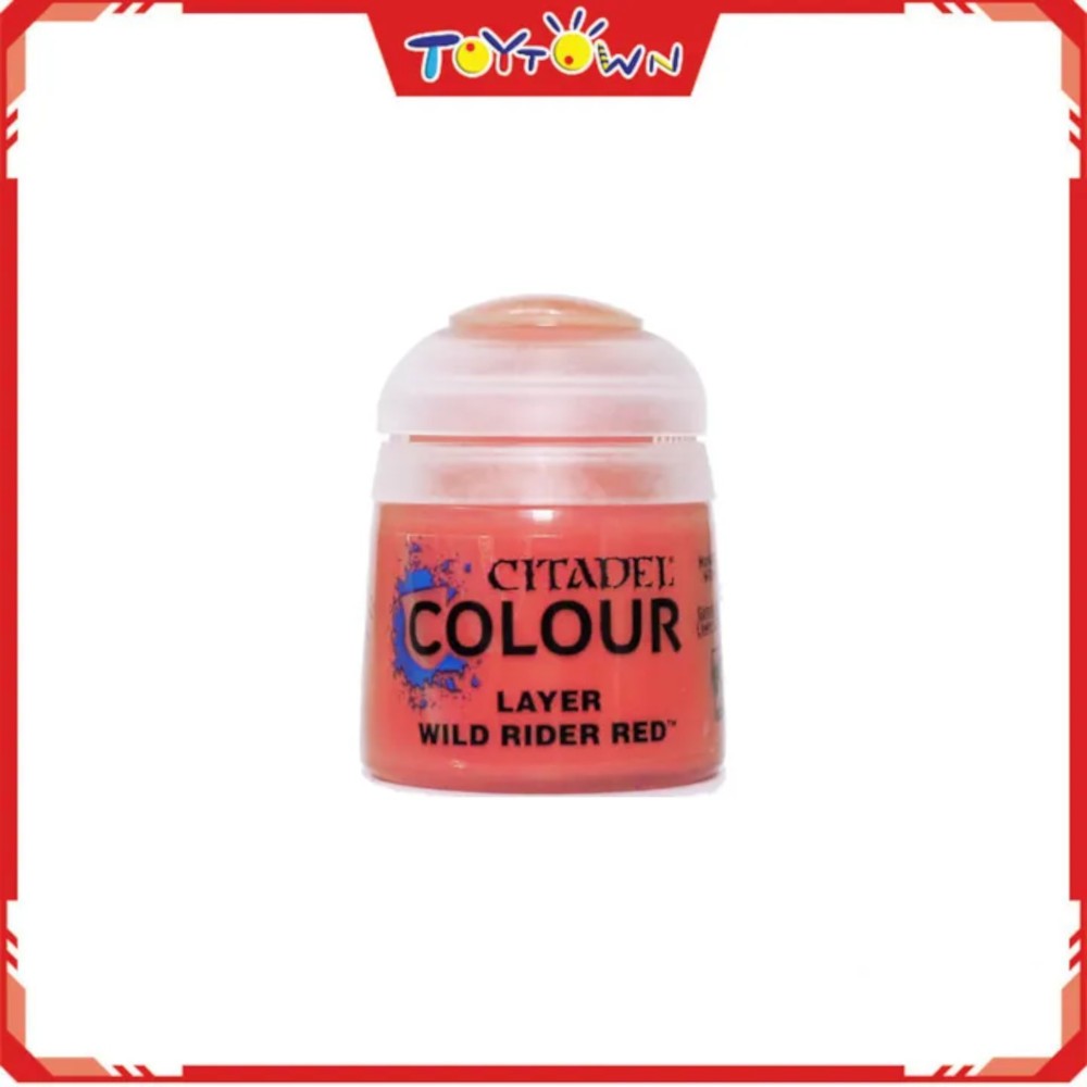 Warhammer Citadel Colour Paint Layer Wild Rider Red 12ml | Shopee ...