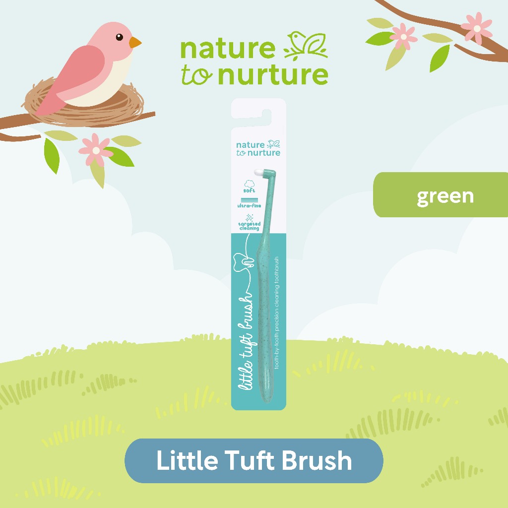 Nature to Nurture Ultra-fine Soft Little Tuft Brush | Targeted Plaque ...