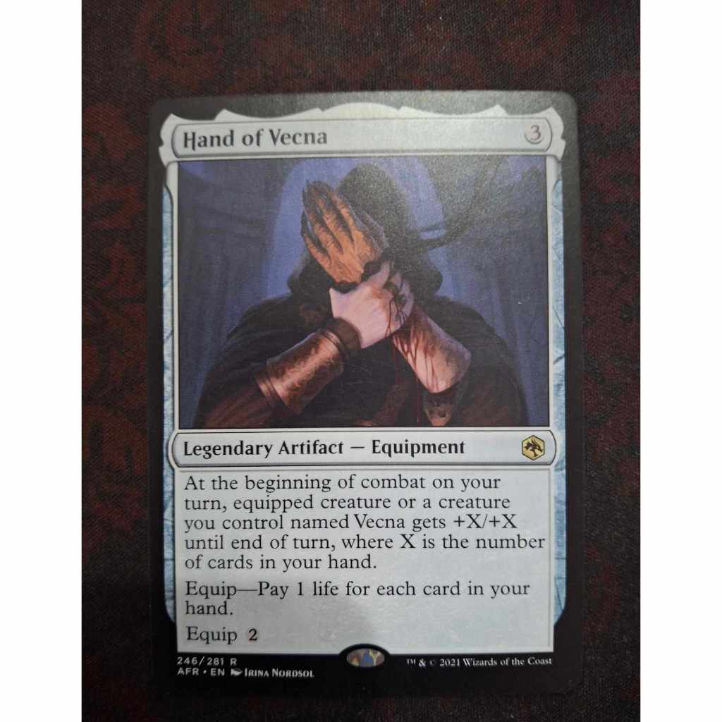 Hand of Vecna ( MTG / Rare / Aritfact / AFR ) | Shopee Philippines