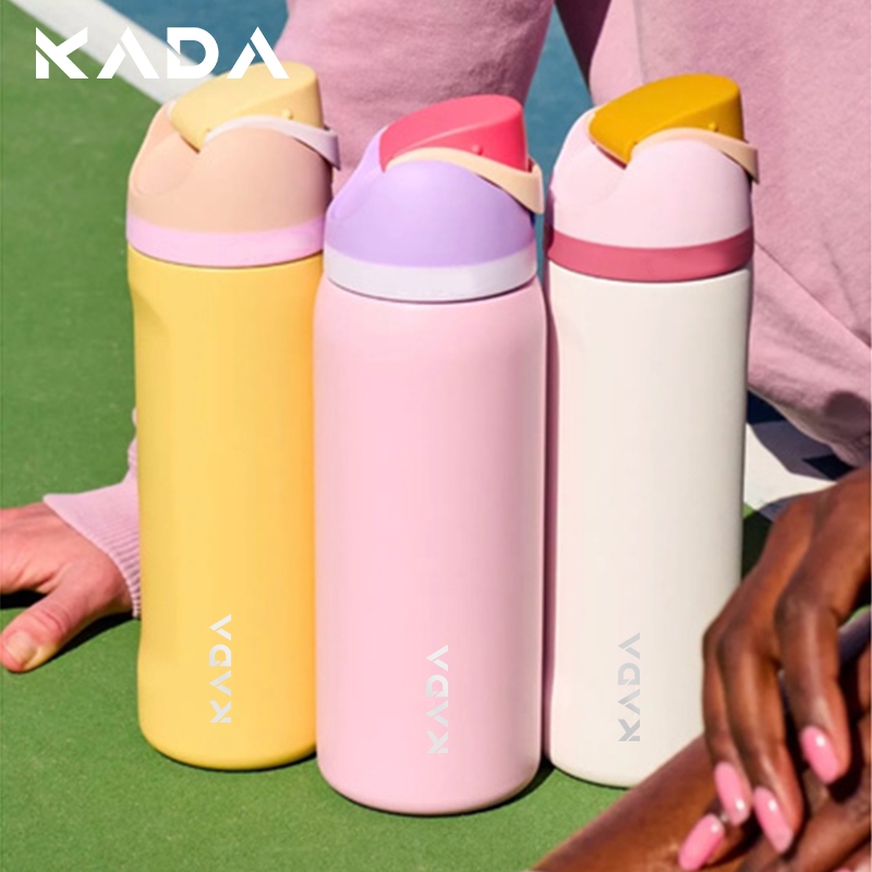 KADA Tumbler Hot and Cold with Straw and Handle OWALA 24/32OZ for Kids ...