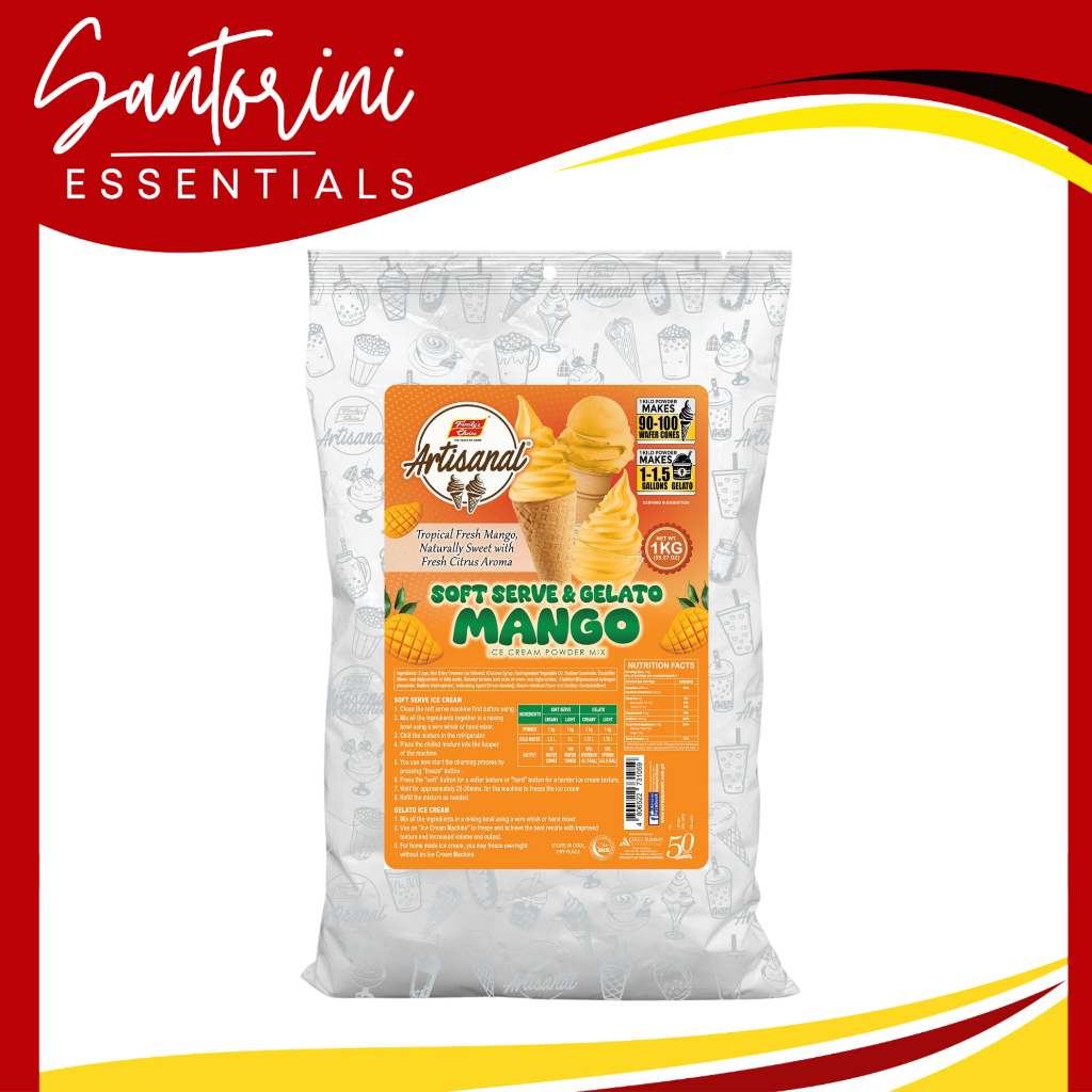 Family's Choice Artisanal Mango Soft Serve and Gelato Ice Cream Powder ...