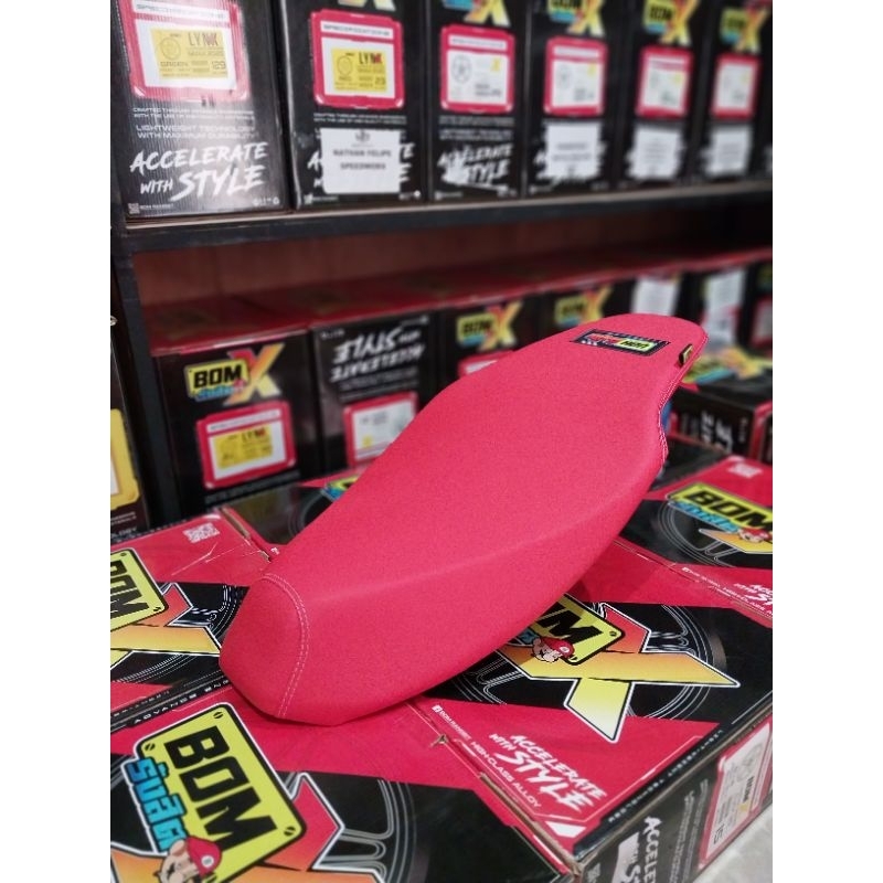 Bom Rangsit Flat Seat for Aerox V2 Red | Shopee Philippines