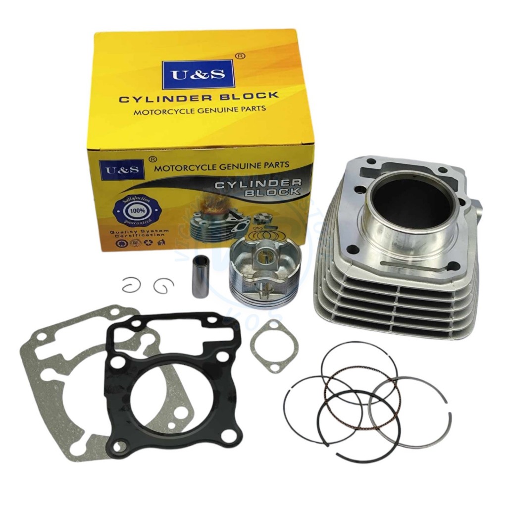 U&S CYLINDER BLOCK KIT SET FOR TMX SUPREMO STD 57.3MM | Shopee Philippines