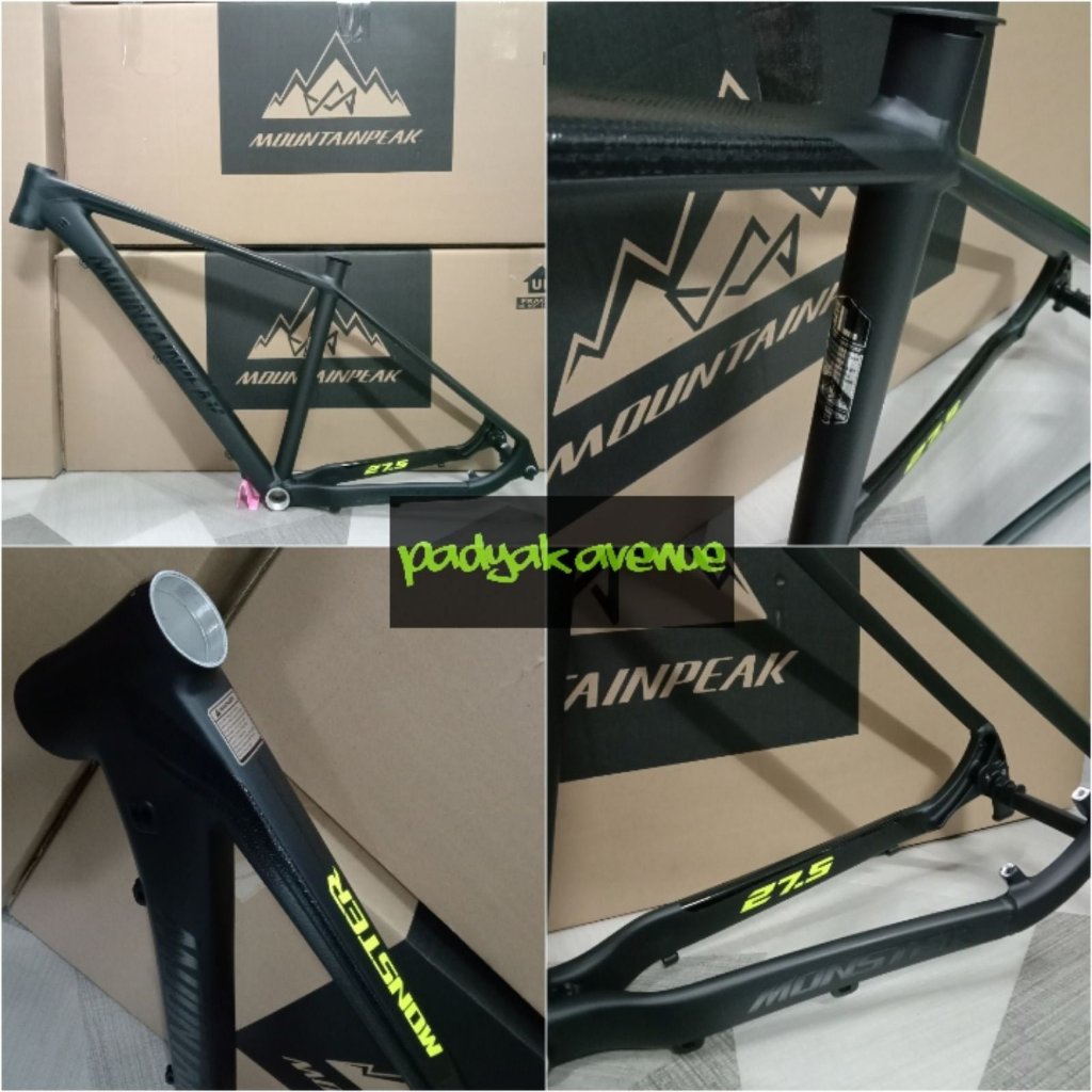 Mountainpeak Monster Alloy Quick Release Tapered Bicycle Frame | Shopee ...