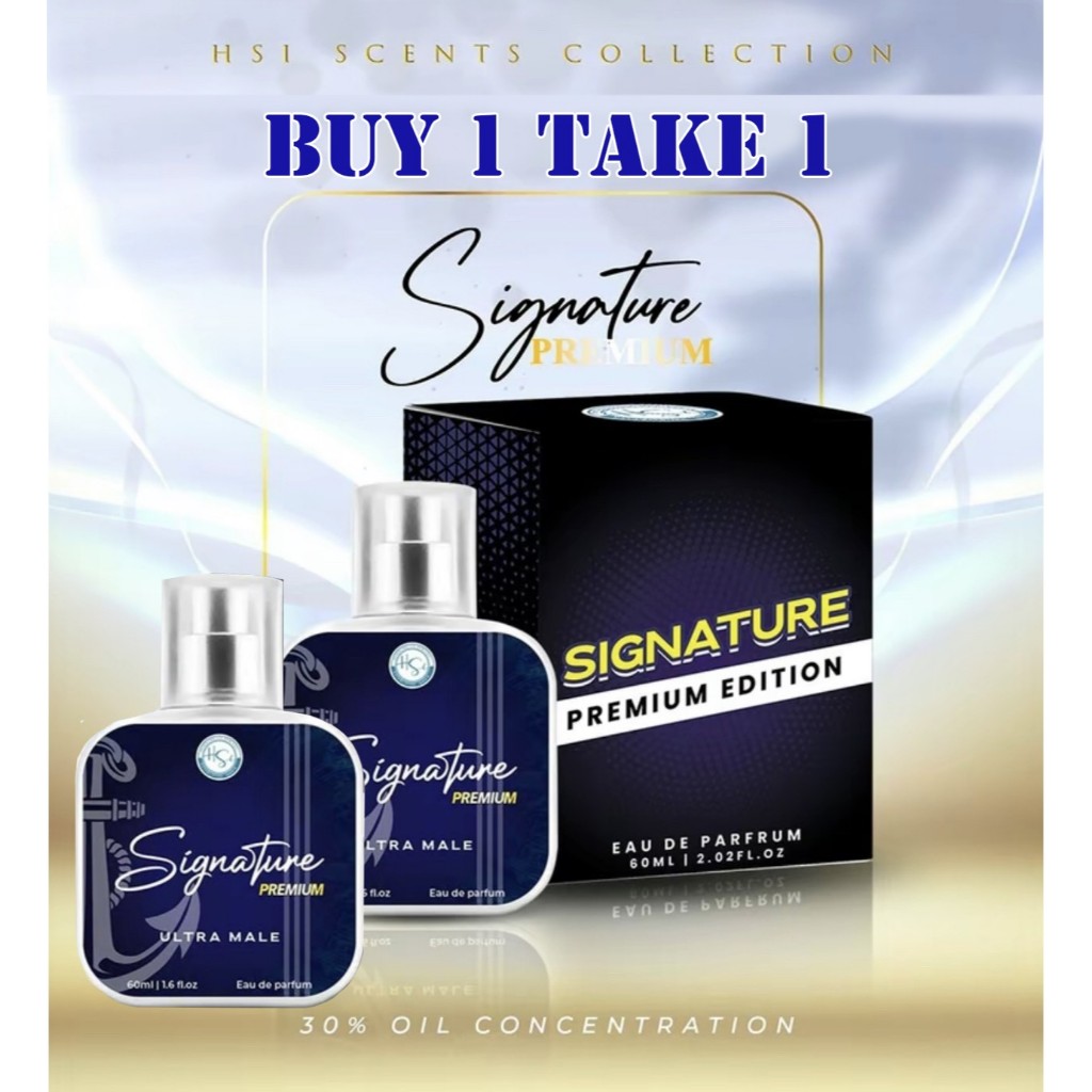 Buy1Take1 Signature UltraMale Perfume Premium Edition 30% Oil Concentration For Men 60ml ...