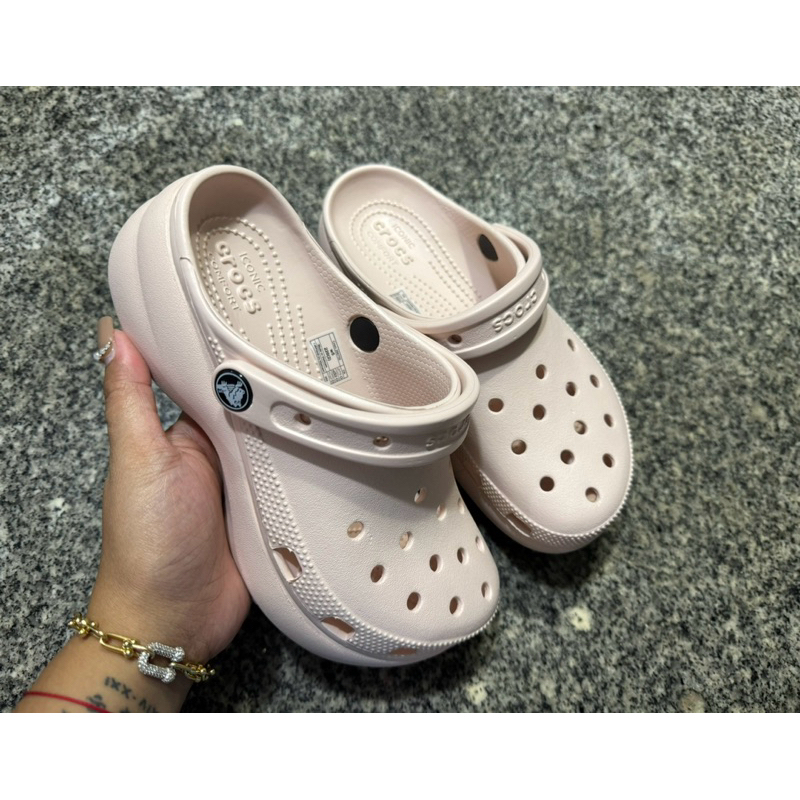 Crocs Classic Platform Wedge Clog | Sandals | Women | Girl | Shopee ...