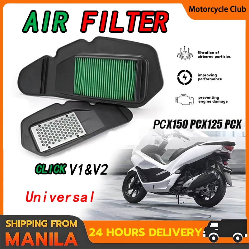 Air Filter for Honda Click 125i V1 V2 V3 Air Cleaner Element Comp Universal Air Filtration For ...