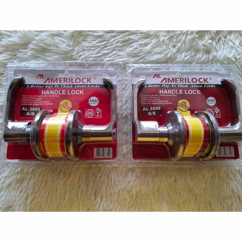 #AMERILOCK Lever Type Door Knob / Door Lock / 587SS(Satin Stainless ...