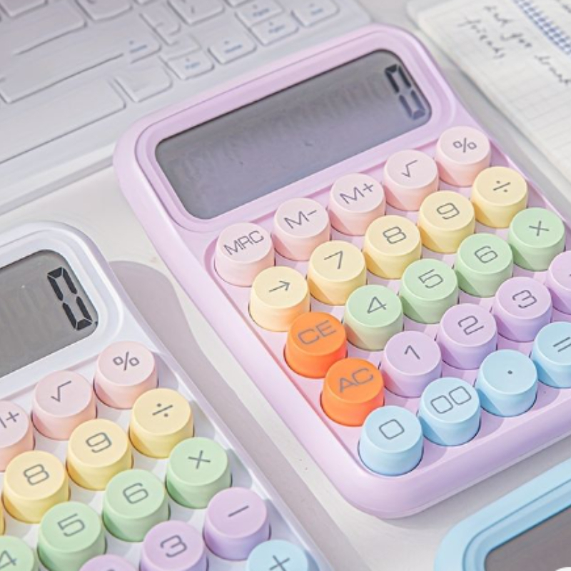 Candy Color Calculator Large Display Dot Keyboard | Shopee Philippines