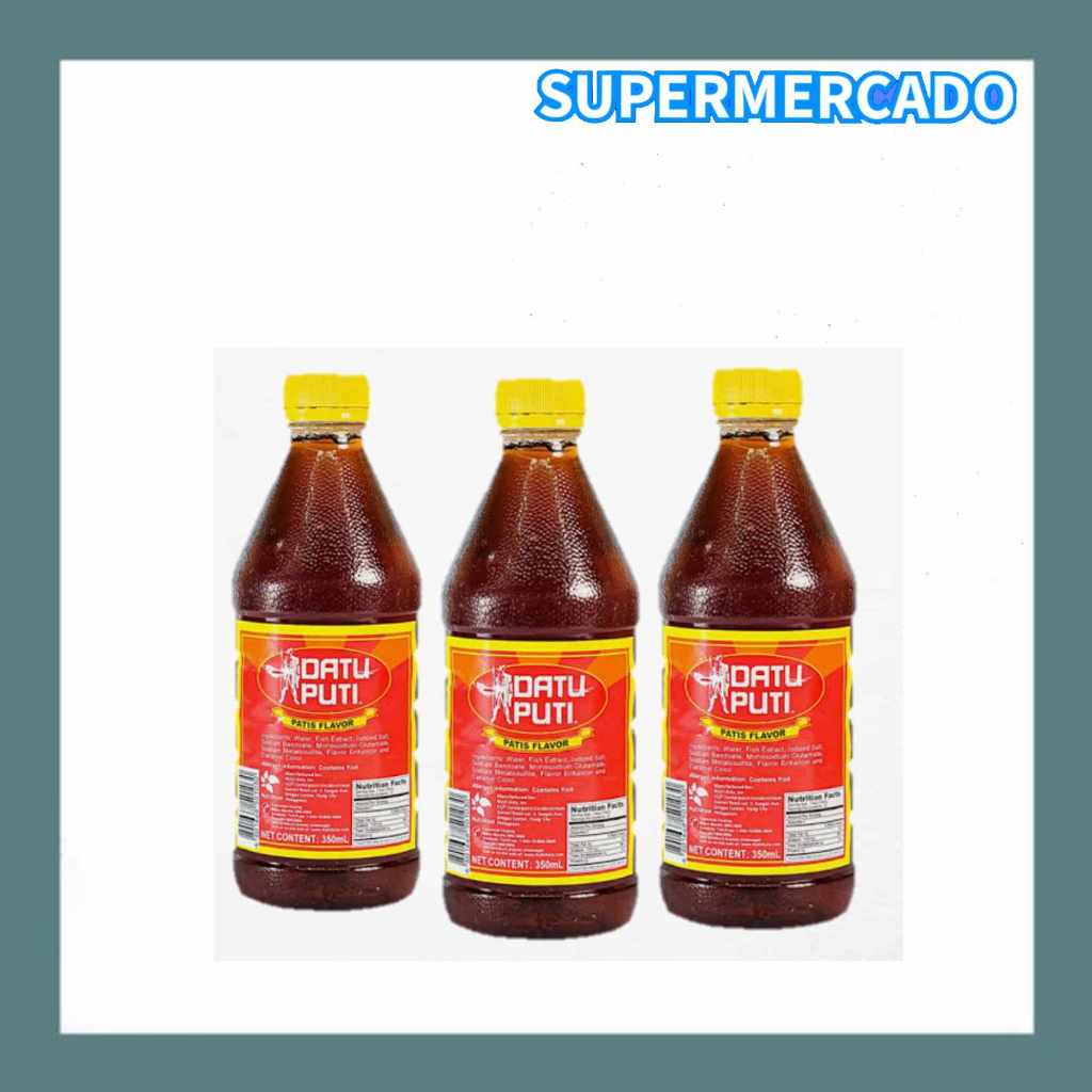 DATU PUTI PATIS 350ML (BY3S) | Shopee Philippines