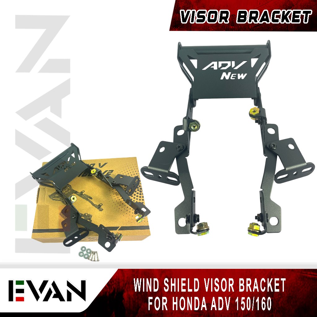EVAN.SHOP WINDSHIELD BRACKET ALLOY FOR HONDA ADV 150 AND 160 MOTORCYCLE ...