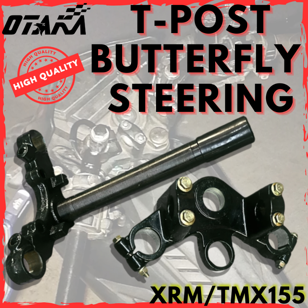 OTAKA T-POST BUTTERFLY/STEERING FOR XRM/TMX155 SOLD AS 1 PIECE HEAVY ...