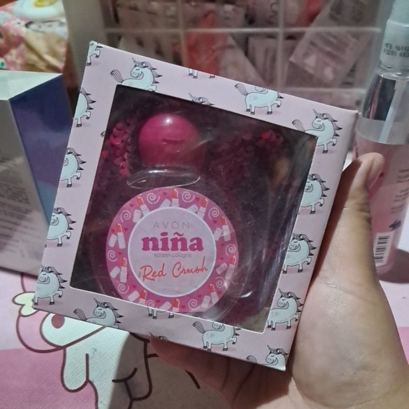 avon niña red crush cologne free wallet | Shopee Philippines