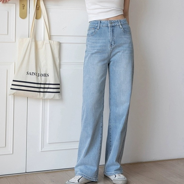 Pants for women High Waist Mom Jeans Straight Cut Maong Pants for women ...