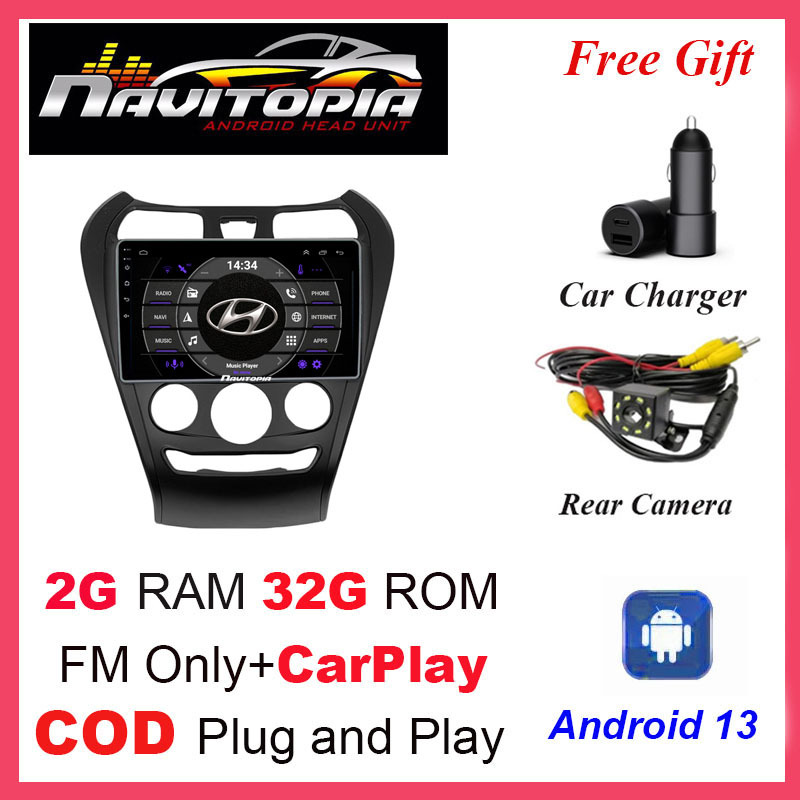 NAVITOPIA 9inch Android 13 Car Head Unit for Hyundai EON 2015 2016 2017 ...