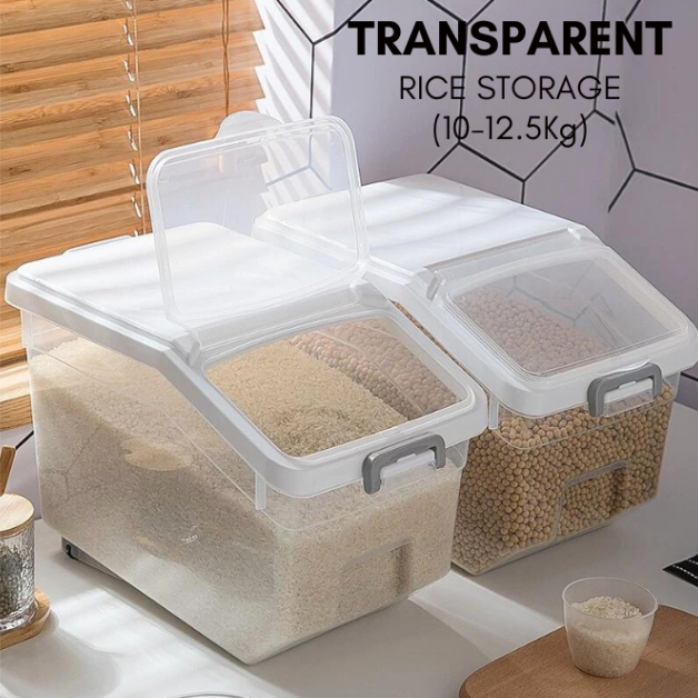 Christmas Gift Idea Uranus Simple Plastic Kitchen Rice Box Control ...