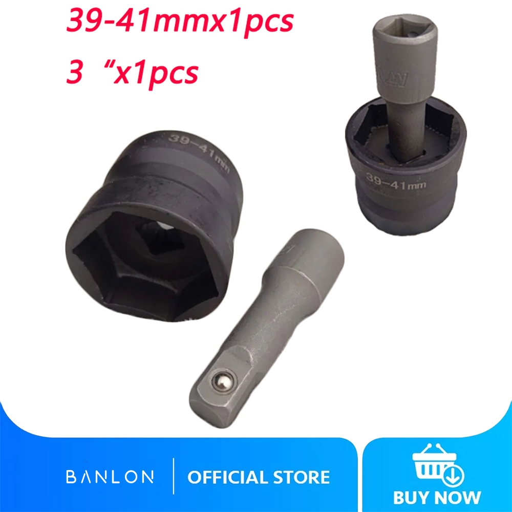 【COD】Heavy-duty Torque drive socket 39x41mm and 3 inches extension set ...