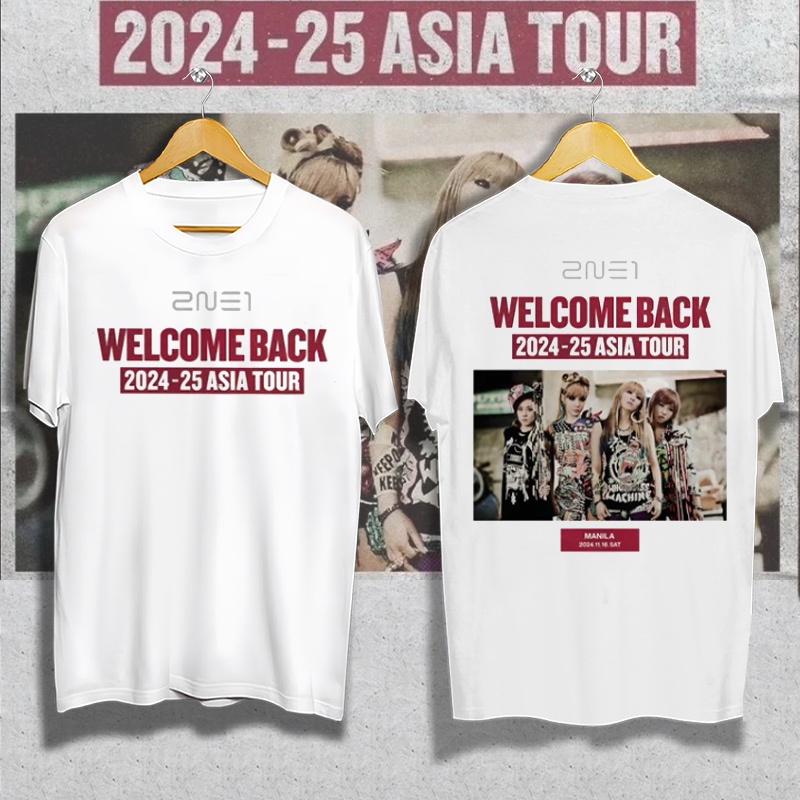 WELCOME BACK 2NE1 BLACKJAKE cotton shirt fashion korean tops MANILA ...
