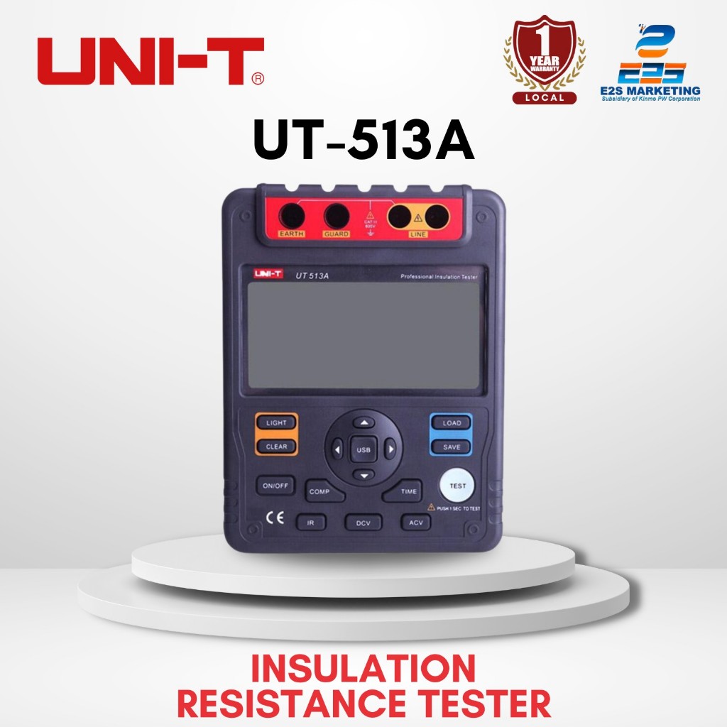 UNI-T Insulation Resistance Tester UT-513A | Shopee Philippines