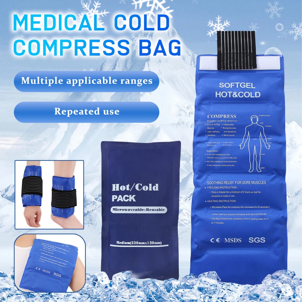 Reuse Ice Bag Gel Pack To Compress Knee Ice Bag Cold and Hot Packs For ...