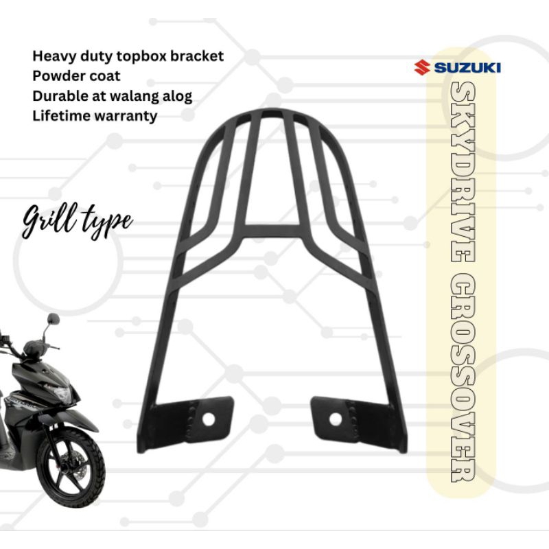 Suzuki Skydrive Crossover Topbox Bracket Heavy Duty Lifetime Warranty ...