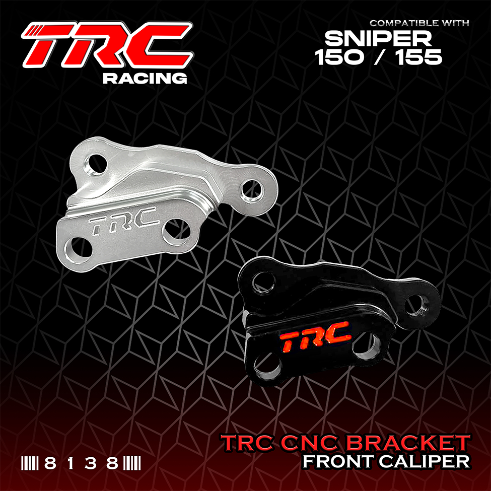 TRC RACING 4POT FRONT AXIAL CALIPER BRACKET (267MM DISC) FOR SNIPER 150 ...