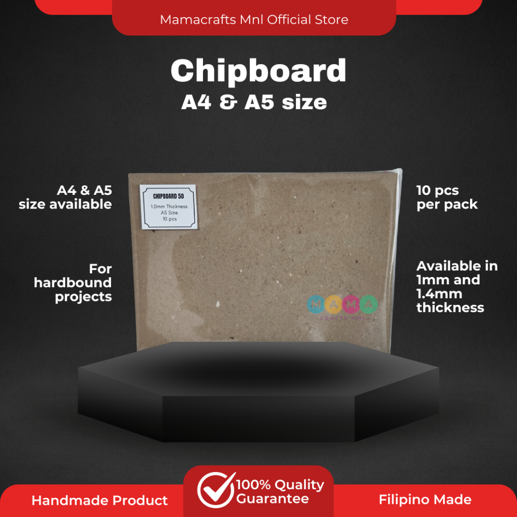 Chipboard #40 and Chipboard #50 A4 and A5 size Bookbinding Photocard ...