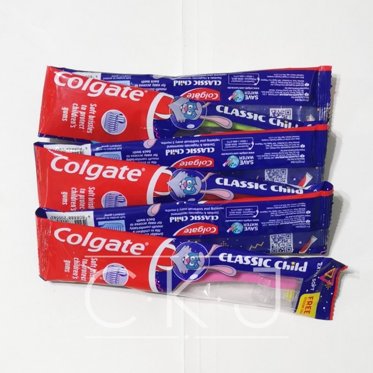 Colgate Classic Child Toothbrush Flow Wrap (Extra Soft) | Shopee ...