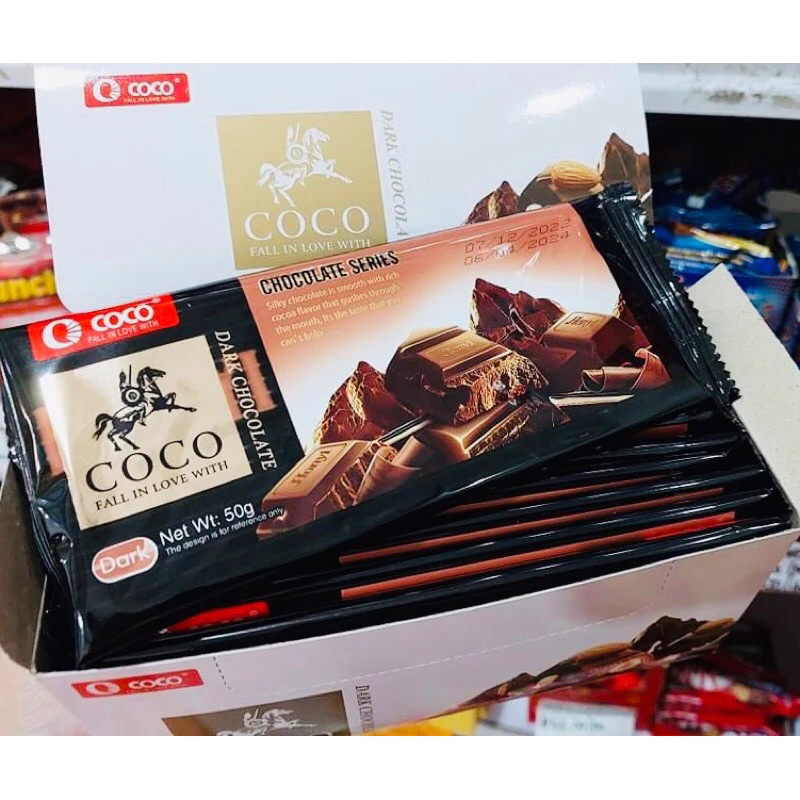 Coco Dark Chocolate Per Piece | Shopee Philippines