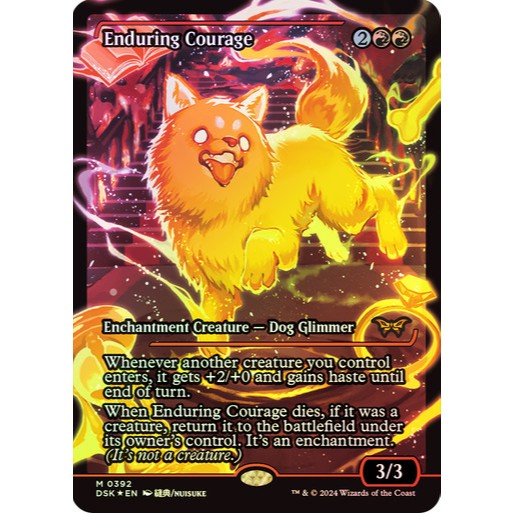 MTG - Enduring Courage - Foil Showcase NM R DSK | Shopee Philippines