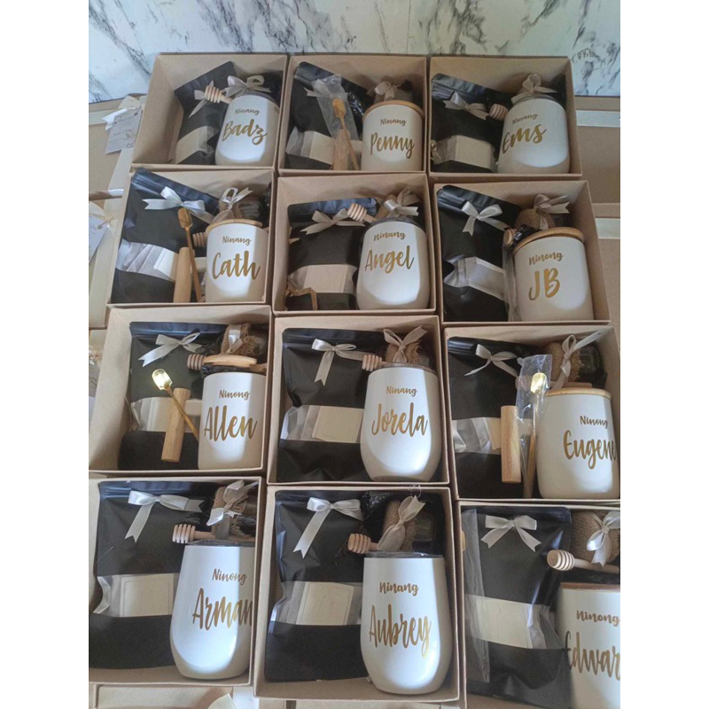 Personalized Egg Mug with Gold Spoon and single drip/12 sets | Shopee ...