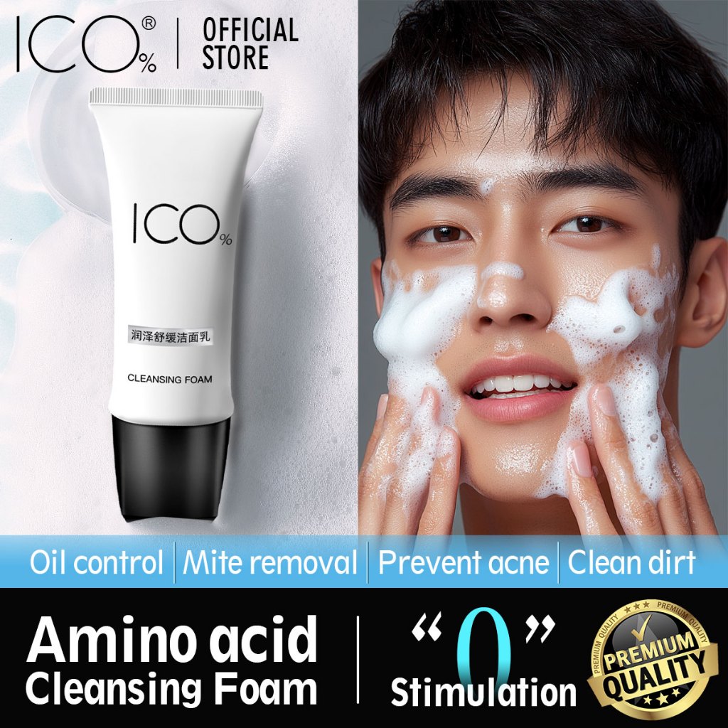 ICO Refreshing Exfoliating Cleanser Amino acid Oil Control Deep ...