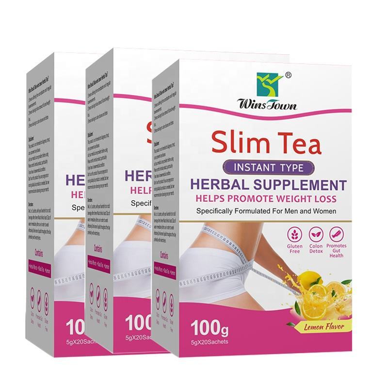 Natural Fast Slim Tea – Flat Stomach Lemon Instant Slimming Green Tea ...