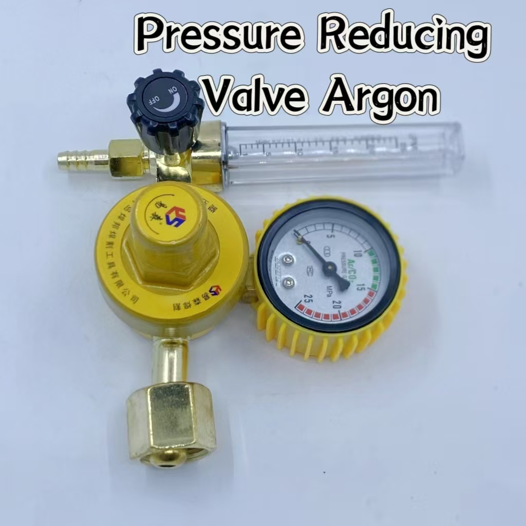 Copper Argon Regulating Valve Shockproof Valve Pressure Gauge Oxygen ...