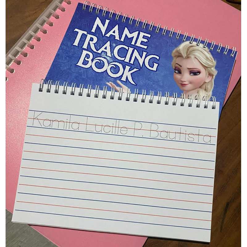 Personalized Mini Name Tracing Book(A5 size) - 60sheets | Shopee ...