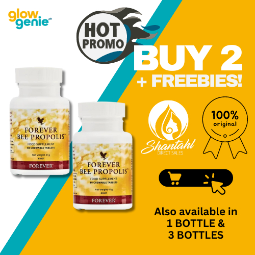 Forever Living - Forever Bee Propolis 60 chewable tablet (2 Bottles ...