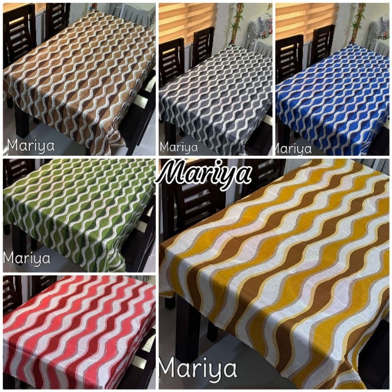 Washable Table Cloth Different Design for 4/6/8 Seater (Tela) | Shopee ...